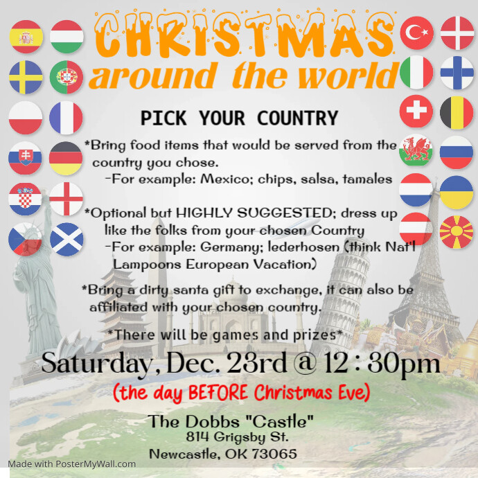 Copy of Poster For Touring Dream Countries | PosterMyWall