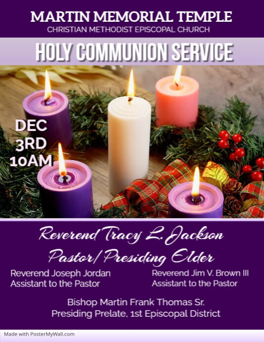 communion service flyer template | PosterMyWall