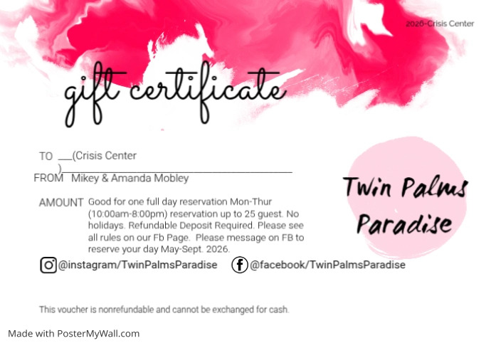 Gift Certificate | PosterMyWall