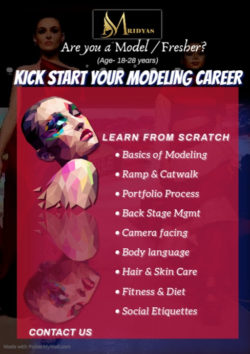 Copy of Copy of MODELING | PosterMyWall