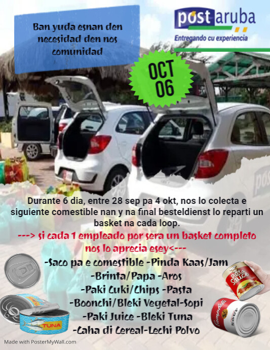 Canned Food Drive Flyer | PosterMyWall