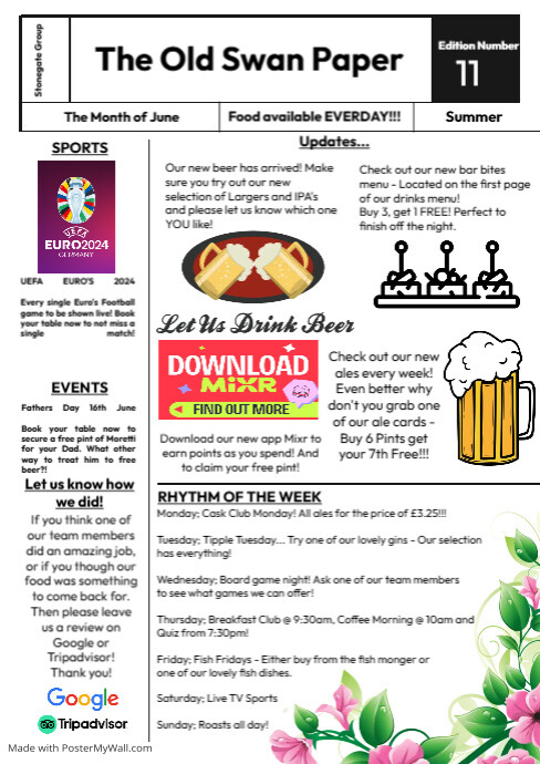 Copy of News Paper Template | PosterMyWall