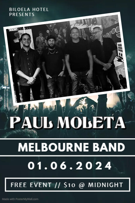 Rock Band Flyer Template | PosterMyWall