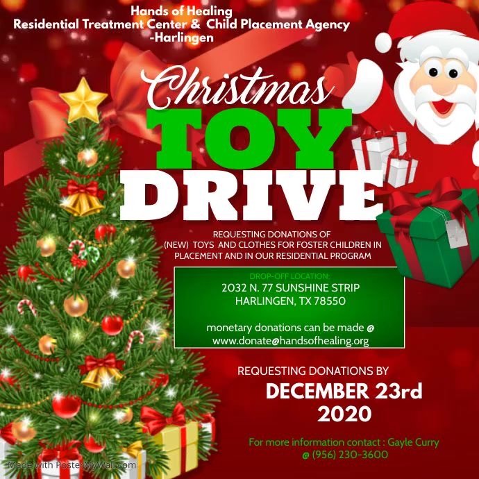 Christmas Toy Drive | PosterMyWall