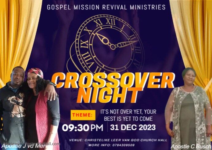 CROSSOVER SERVICE | PosterMyWall