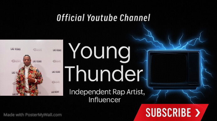 Youtube Photography channel art animated | PosterMyWall