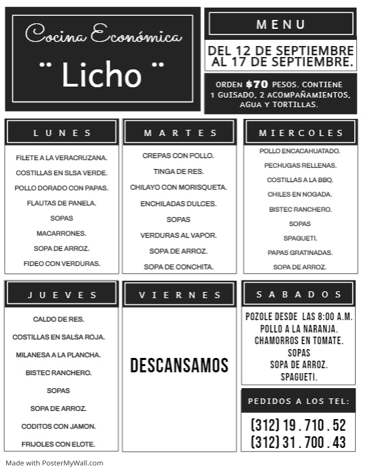 Copia de Business Price List Template Vintage | PosterMyWall