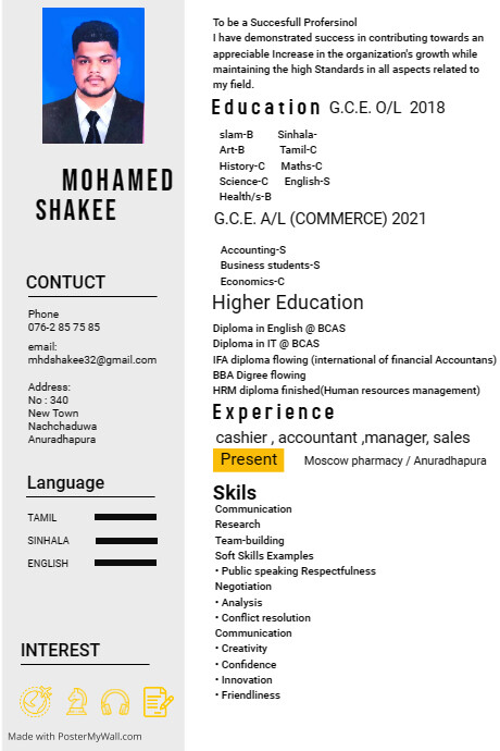 Resume | PosterMyWall