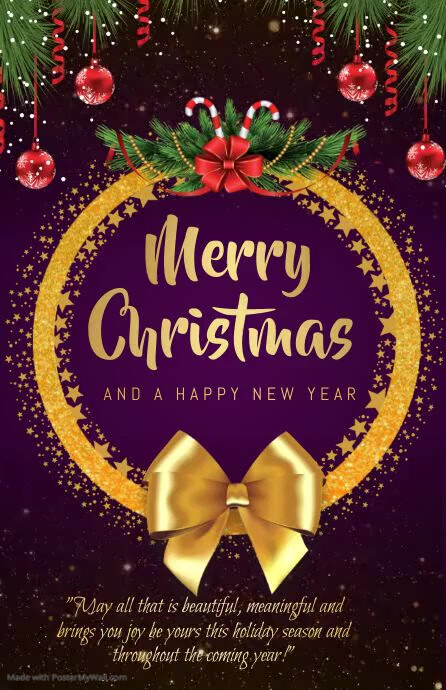 MERRY CHRISTMAS | PosterMyWall