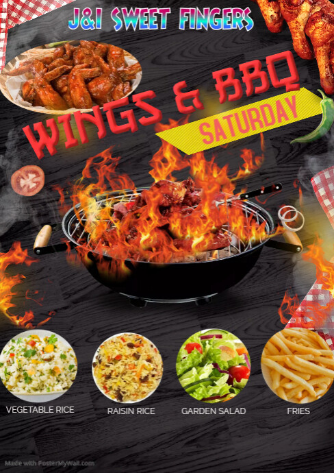 BBQ party poster design | PosterMyWall