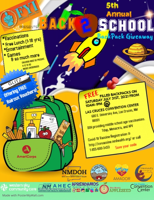 Back 2 school flyer | PosterMyWall