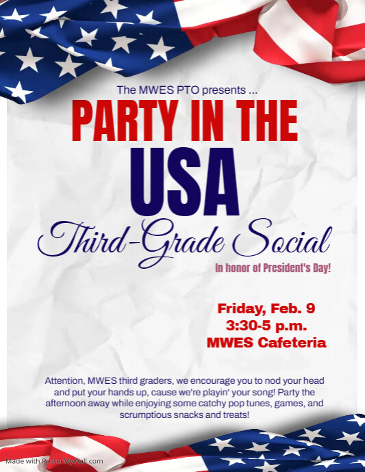 Third-Grade Social | PosterMyWall