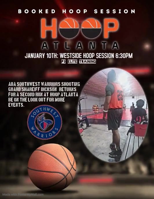 VIDEO Hoop ATL jan 10th | PosterMyWall