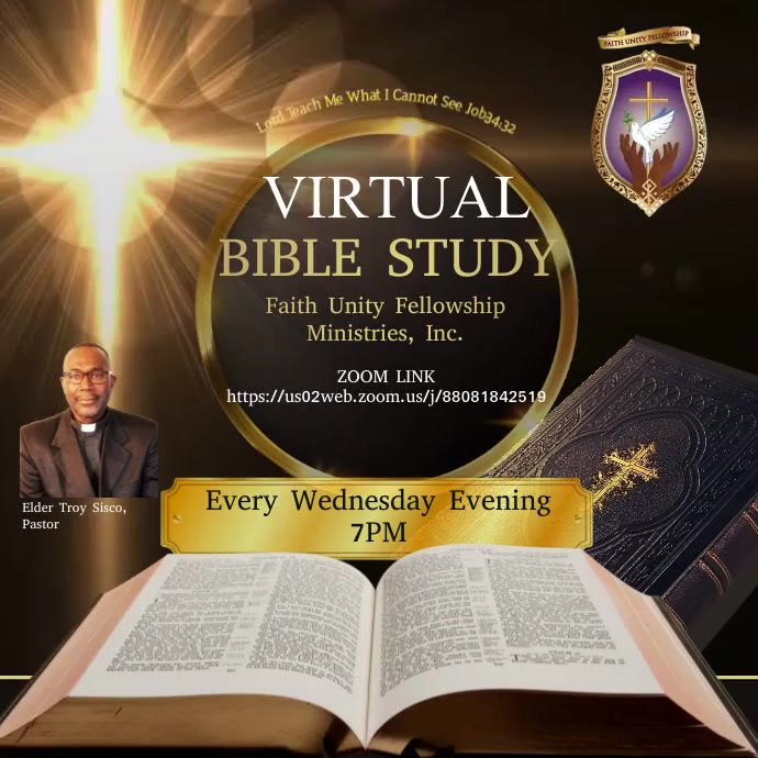 Bible study, online Bible study | PosterMyWall