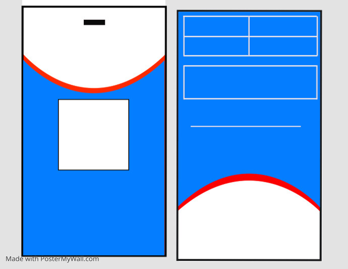 Copy of Front and Back ID Template (1) | PosterMyWall
