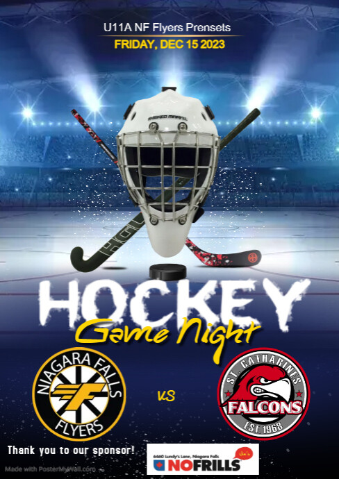 Copy of hockey game night | PosterMyWall