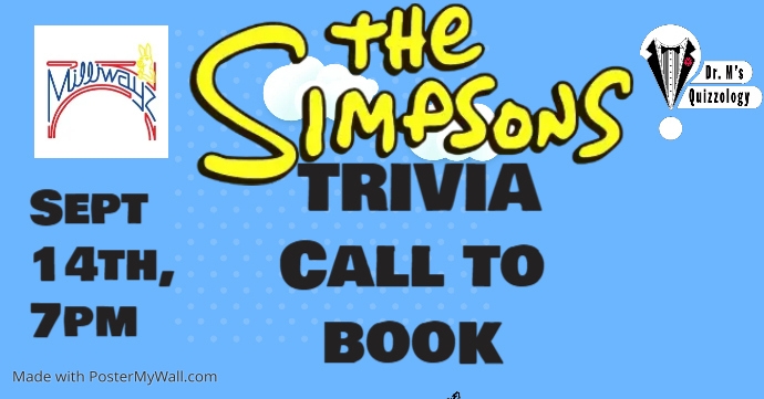 Simpsons Trivia Facebook Cover (1) | PosterMyWall