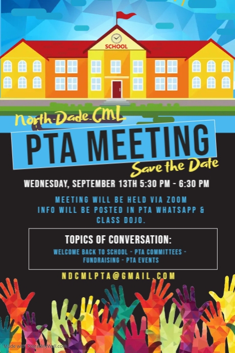 PTA Meeting Poster | PosterMyWall