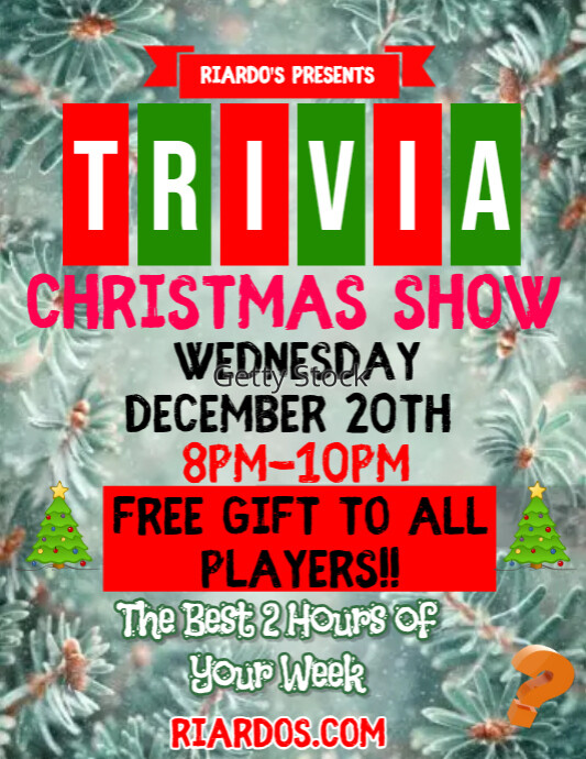 Christmas Trivia | PosterMyWall