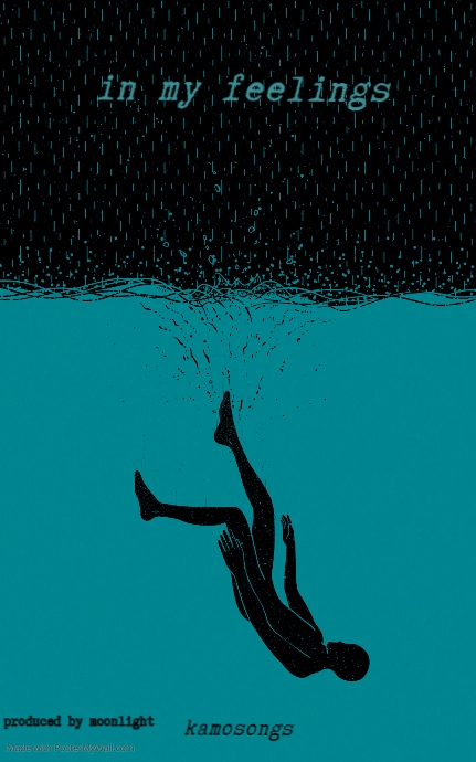 Drowning Book Cover Design Template | PosterMyWall