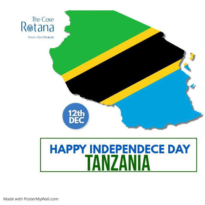 HAPPY INDEPENDECE DAY TANZANIA (2) | PosterMyWall