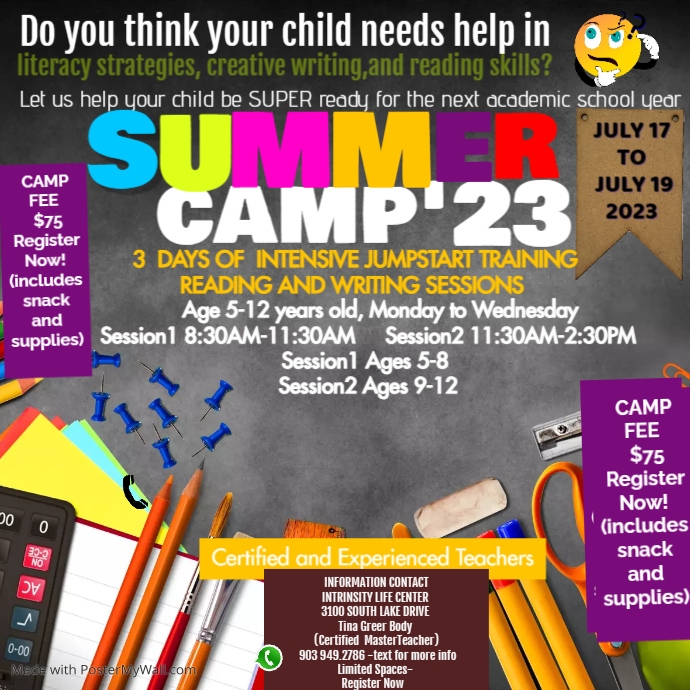 Summer School Flyer | PosterMyWall