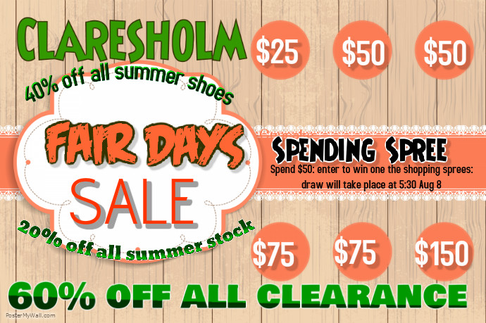 Fair days poster | PosterMyWall