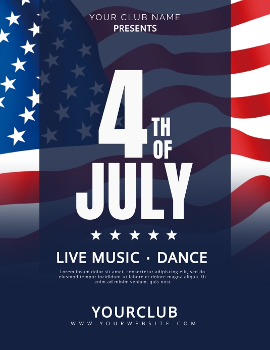 Plantilla de 4th july | PosterMyWall