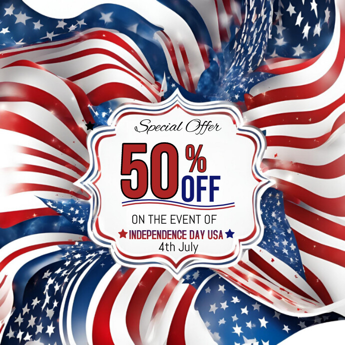 Copy of 4th july discount offer | PosterMyWall