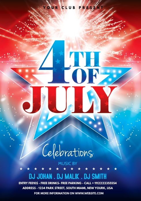 4th july independence day Template | PosterMyWall