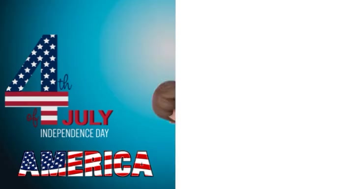 4th July independence day video illustration Template | PosterMyWall