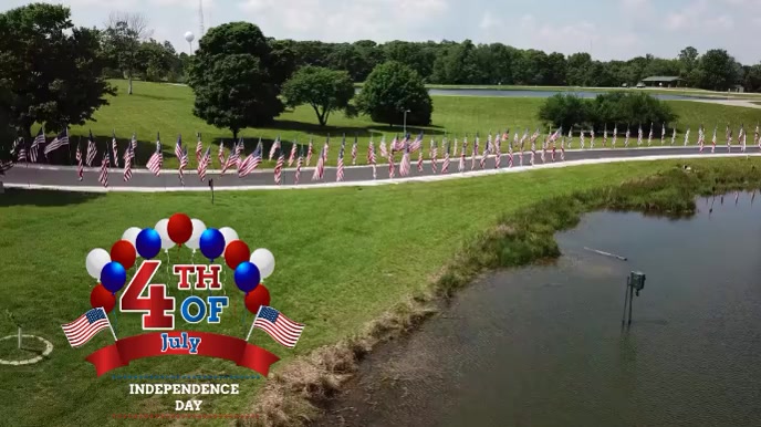 4th July independence day video illustration Template | PosterMyWall