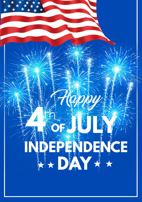 Plantilla de 4th July/national day flyer | PosterMyWall