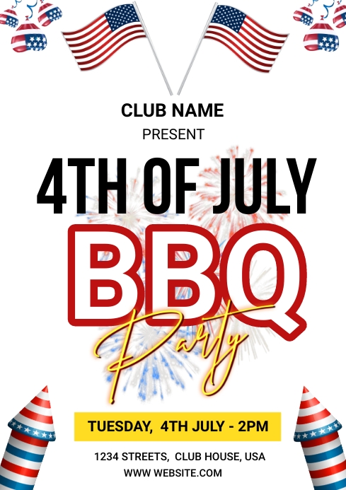 Copy of 4th July party flyer | PosterMyWall