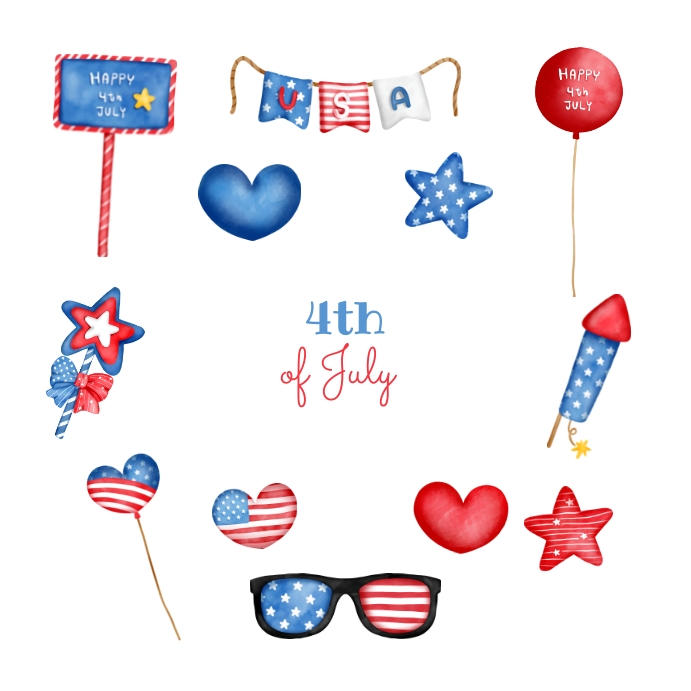 4th july post Template | PosterMyWall