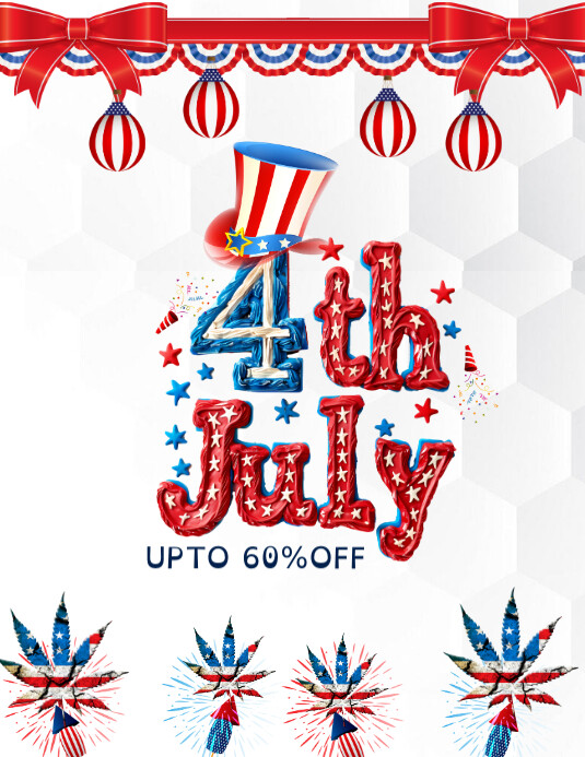 4th july sale flyer Template | PosterMyWall