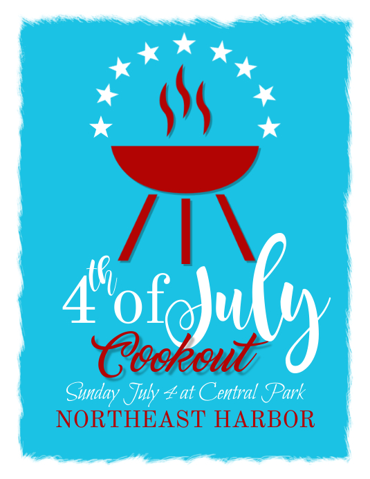 4th of July, Cookout Template | PosterMyWall