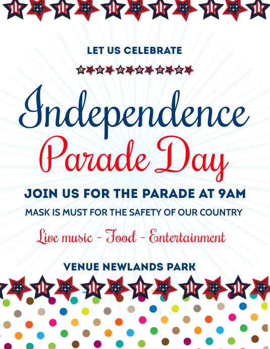 Copy of 4th of july 2021 parade day | PosterMyWall