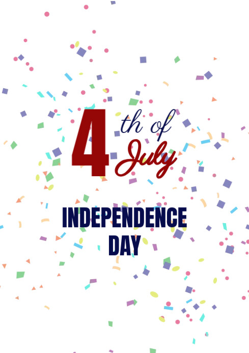 4th of July A4 Template | PosterMyWall