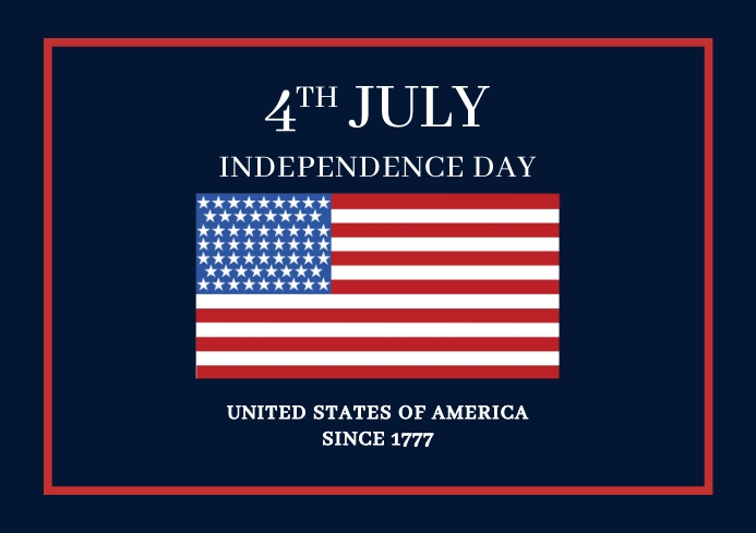 4th Of July A4 Template | PosterMyWall
