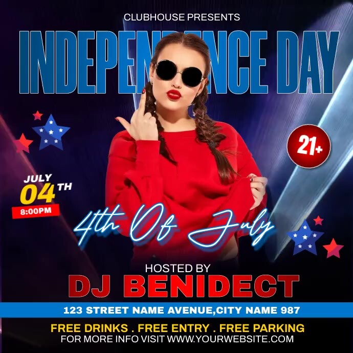 4th Of July Ads Template | PosterMyWall