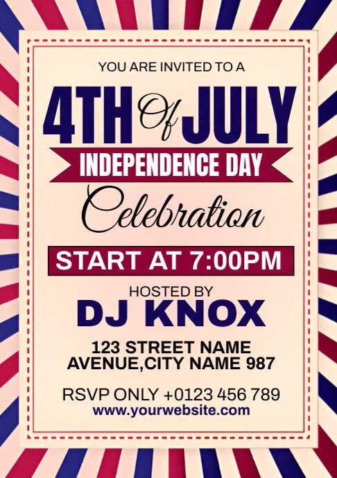 Modèle 4th Of July Ads | PosterMyWall