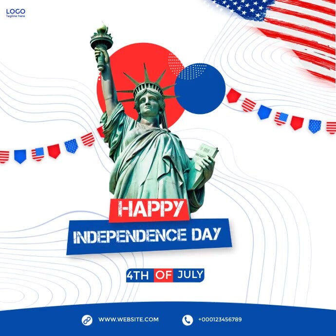 4th Of July Advert Instagram Post Template | PosterMyWall