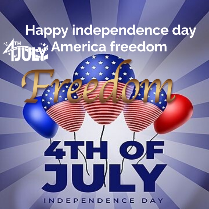 Plantilla de 4th of July America independence day | PosterMyWall