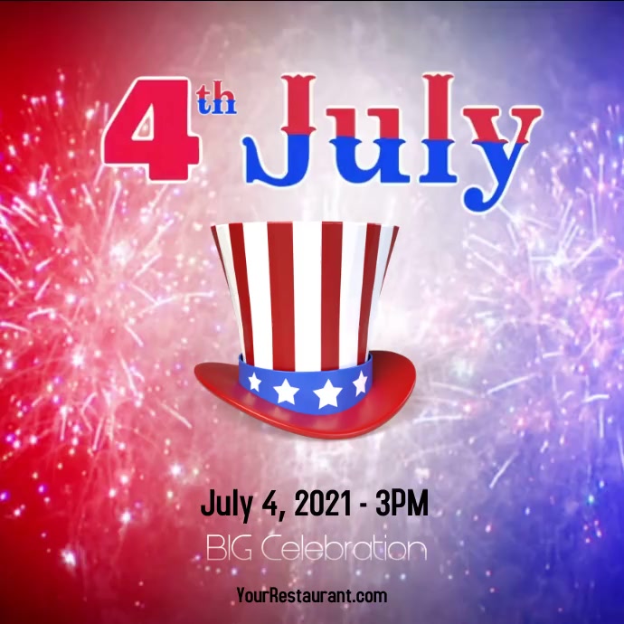 Copy of 4th of july celebration | PosterMyWall