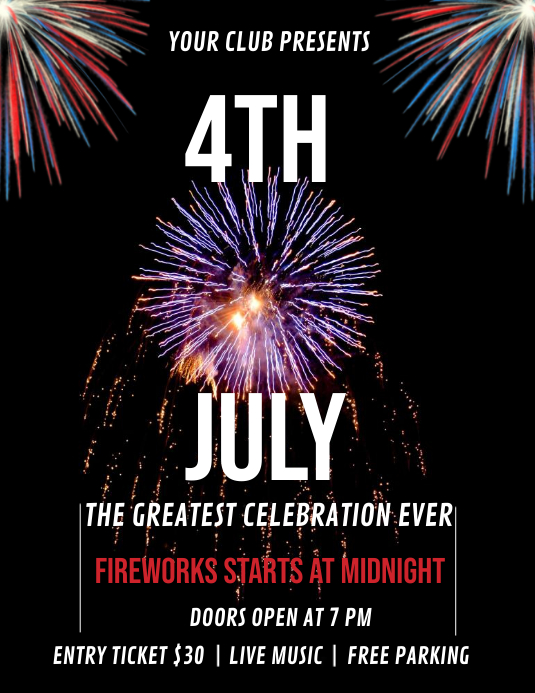 Copy of 4th of July Celebration | PosterMyWall