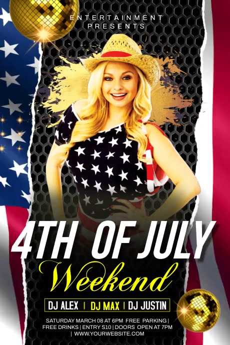 Plantilla de 4TH OF JULY celebration | PosterMyWall