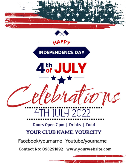 4TH OF JULY CELEBRATION Template | PosterMyWall