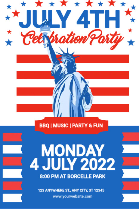 4TH OF JULY CELEBRATION Template | PosterMyWall