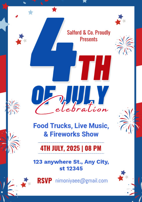4th Of July celebration Template | PosterMyWall